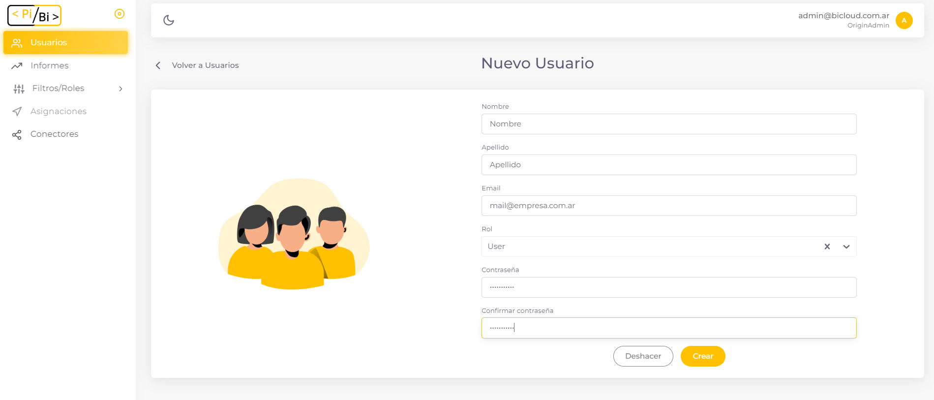Usuarios | PiBi-Docs
